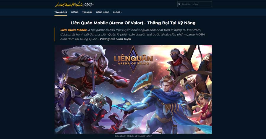 LienQuanMobile.GG – Wiki Dữ Liệu Và Build Liên Quân Mobile Toàn Diện Nhất